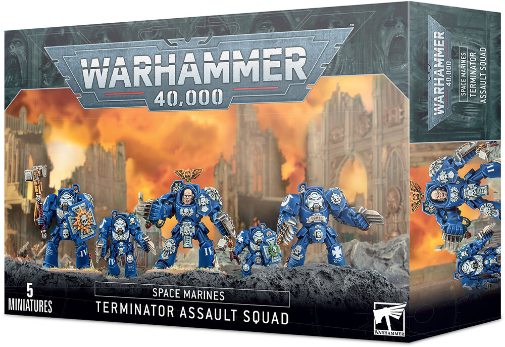Space Marine Terminator Assault Squad Warhammer 40K - Gamezone.no