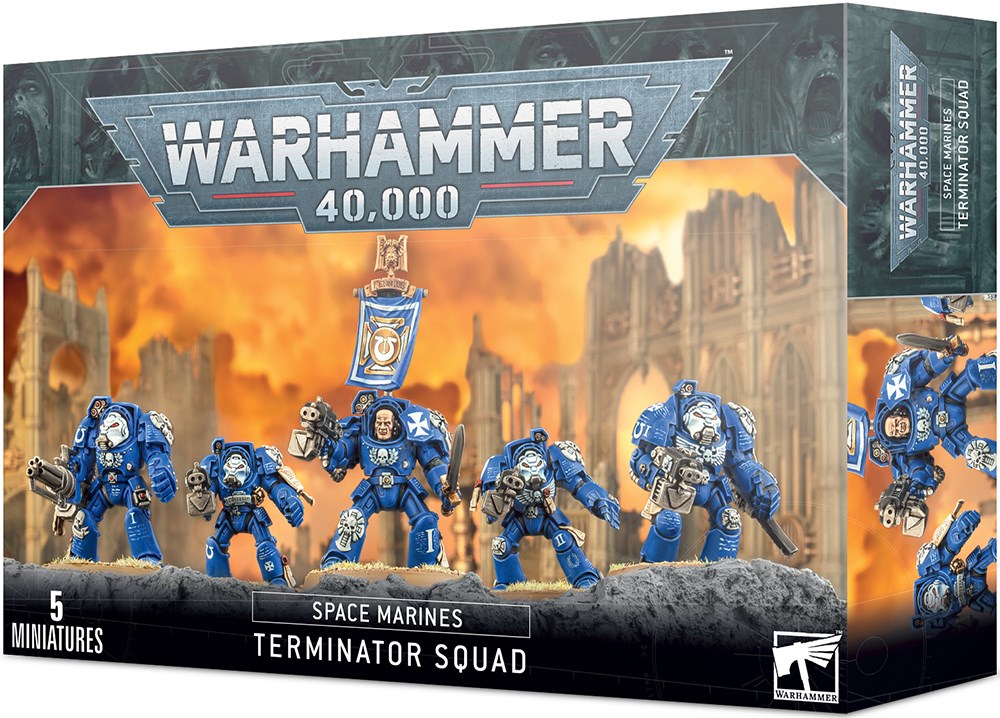 Space Marine Terminator Squad Warhammer 40K - Gamezone.no