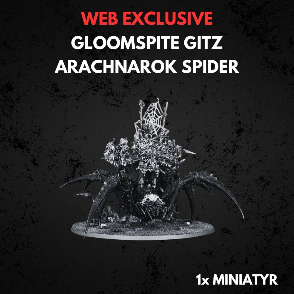Gloomspite Gitz Arachnarok Spider Warhammer Age of Sigmar - Gamezone.no