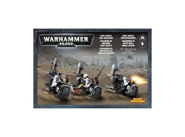 Dark Angels Bike Squad Warhammer 40K - Gamezone.no