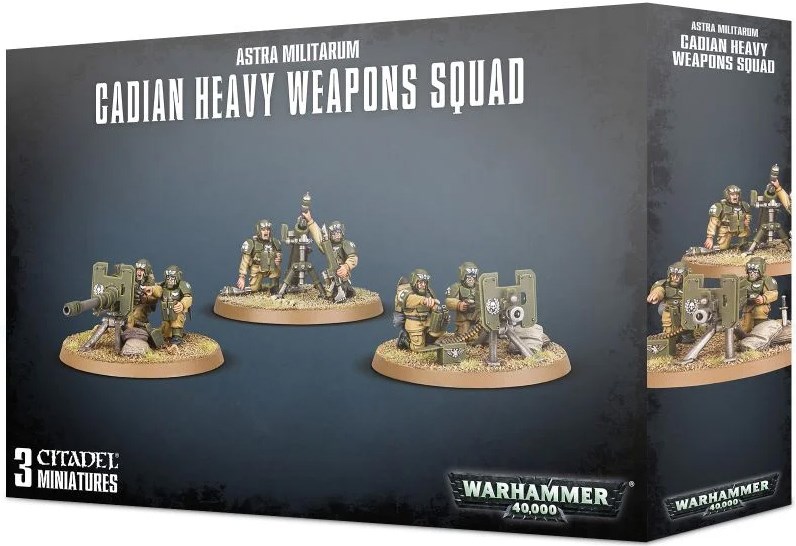 Astra Militarum Cadian Heavy Weapon Squa Warhammer 40K Squad - Gamezone.no
