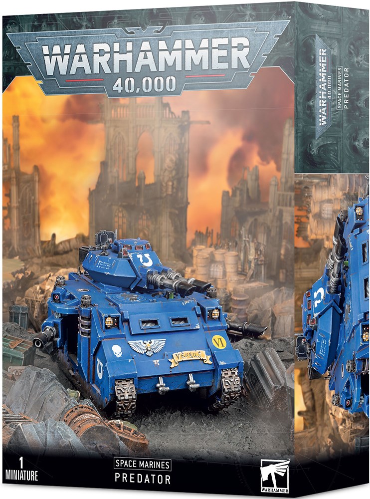 Space Marine Predator Warhammer 40K - Gamezone.no