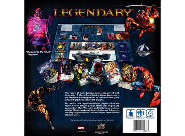 Legendary Marvel Deck Building Game - Gamezone.no