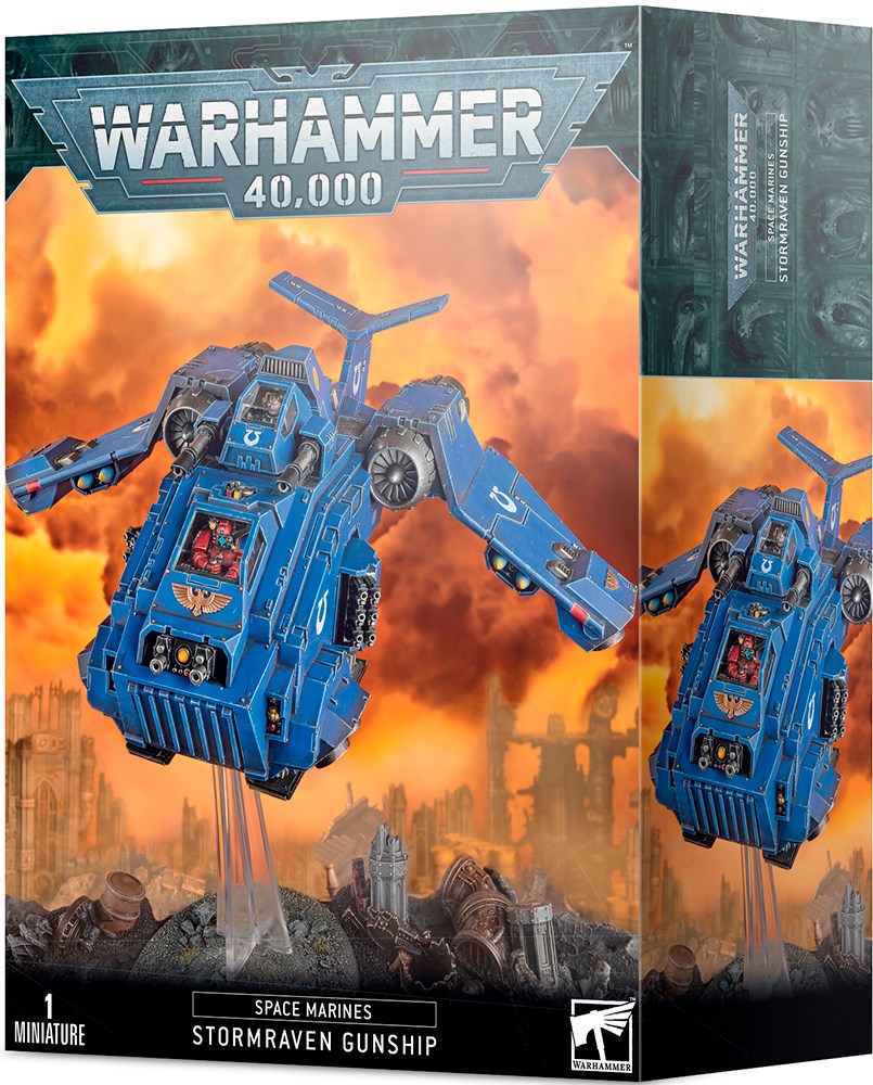 Space Marines Stormraven Gunship Warhammer 40K - Gamezone.no