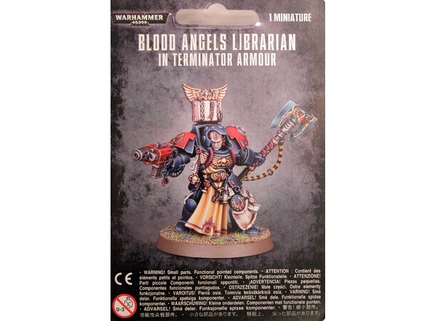 Blood Angels Librarian Terminator Armour Warhammer 40K - Gamezone.no
