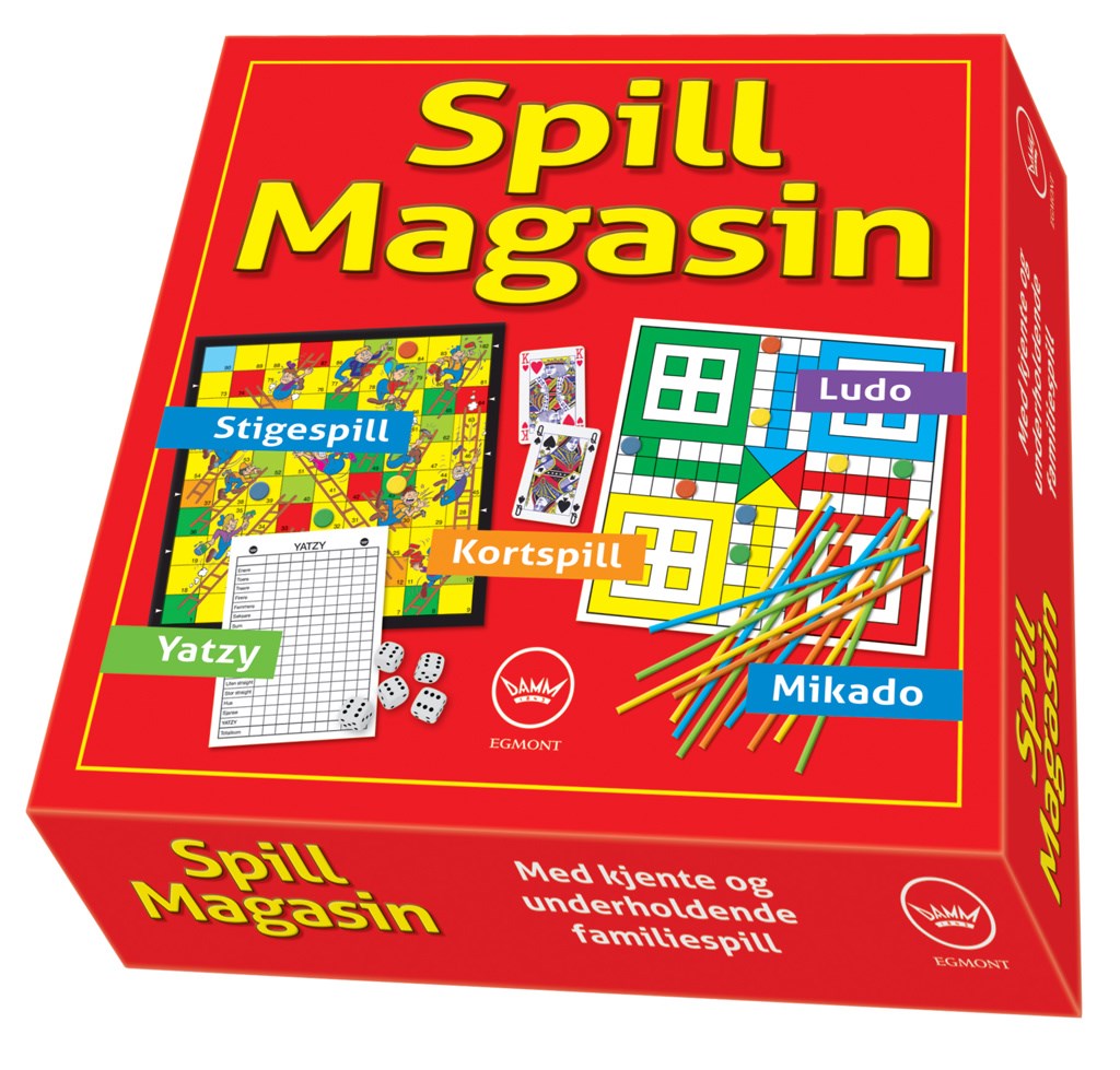 Spillmagasin Brettspill Yatzy, Ludo, Stigespill, Ludo, Kortspill ...