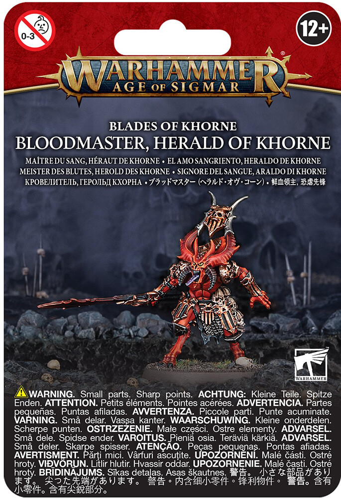Blades of Khorne Bloodmaster Herald of K Warhammer Age of Sigmar ...
