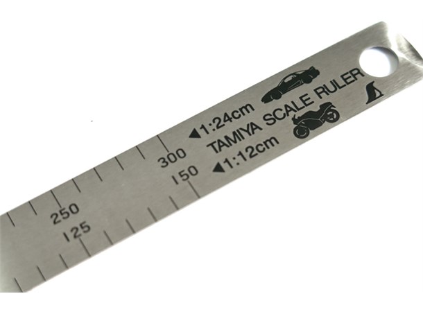 Linjal Scale Ruler Linjal 1/12 og 1/24 Tamiya - Gamezone.no