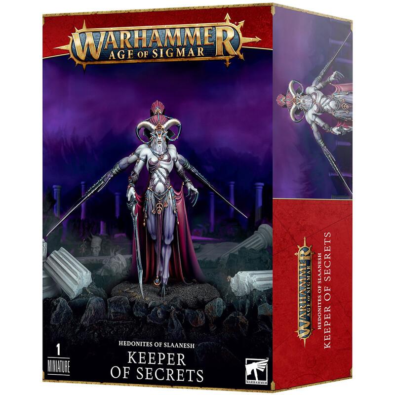 Hedonites of Slaanesh Keeper of Secrets Warhammer Age of Sigmar ...