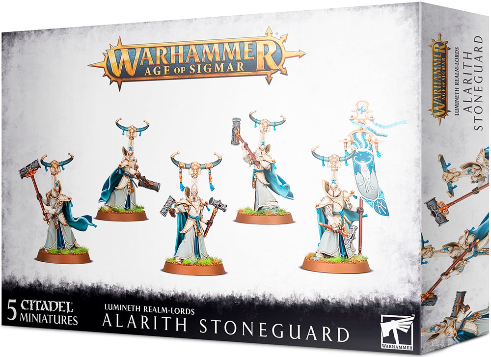 Lumineth Realm Lords Alarith Stoneguard Warhammer Age of Sigmar ...