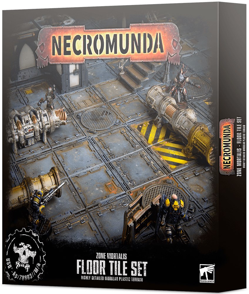 Necromunda Floor Tile Set Zone Mortalis - Gamezone.no