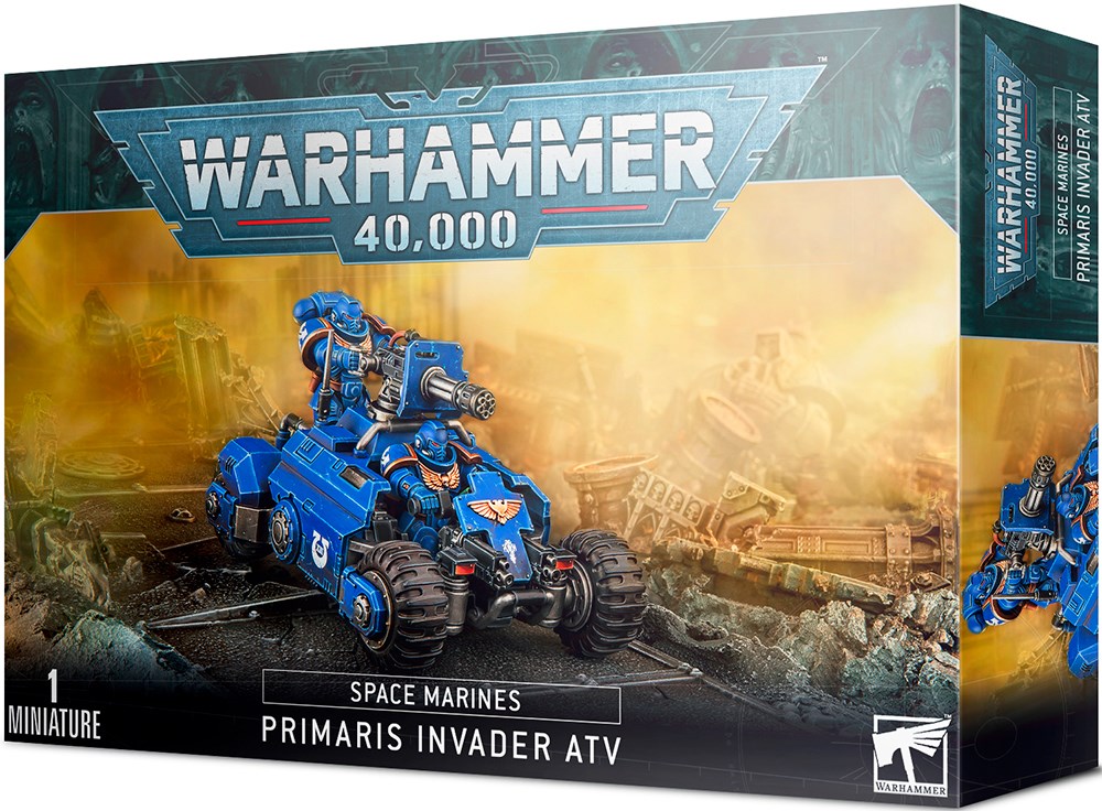 Space Marines Primaris Invader ATV Warhammer 40K - Gamezone.no