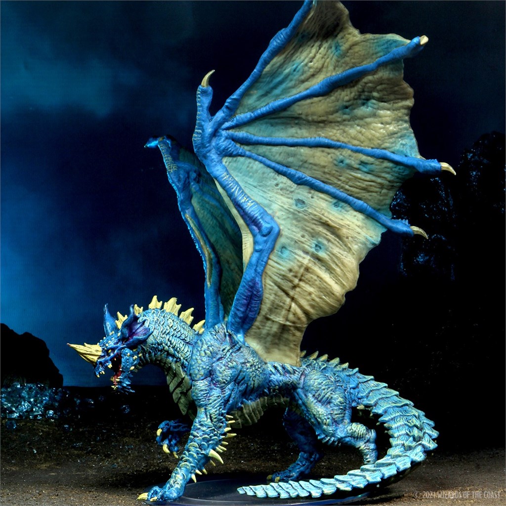 D&D Figur Icons Adult Blue Dragon Icons of the Realms Premium Figure ...