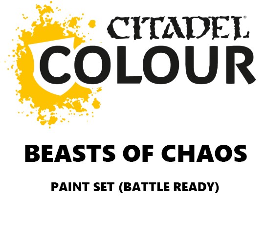 Beasts of Chaos Paint Set Battle Ready Paint Set for din hær - Gamezone.no