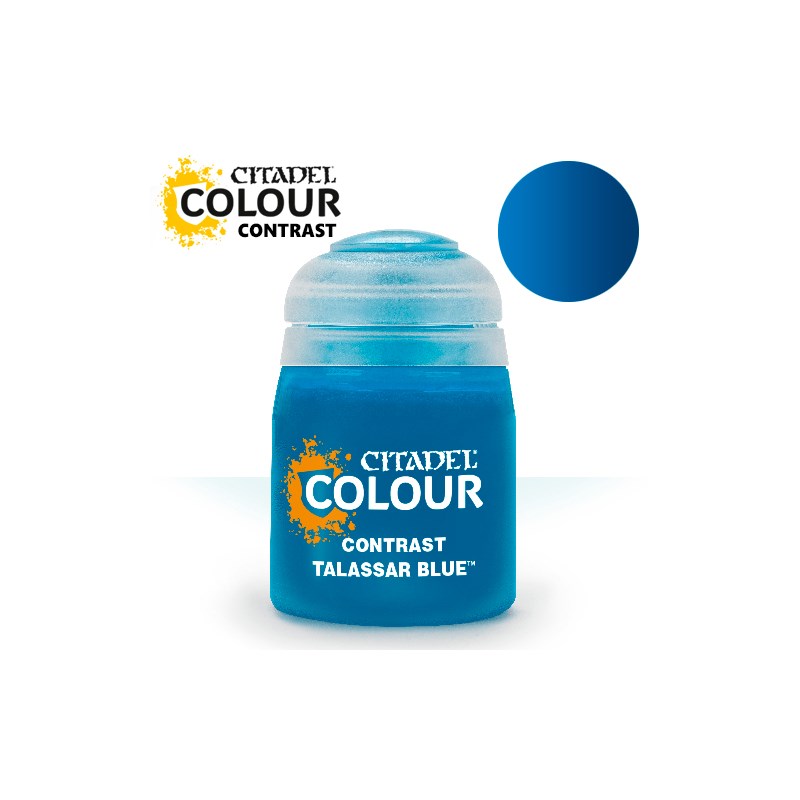 Citadel Paint Contrast Talassar Blue 18ml - Gamezone.no