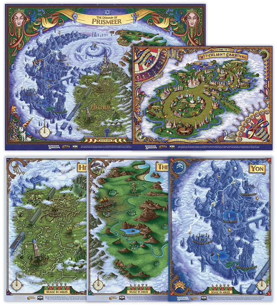 D&D Maps Wild Beyond the Witchlight Dungeons & Dragons - Gamezone.no