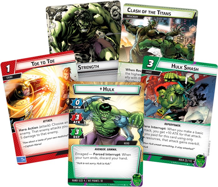 Marvel Champions TCG Hulk Exp Utvidelse til Marvel Champions - Gamezone.no