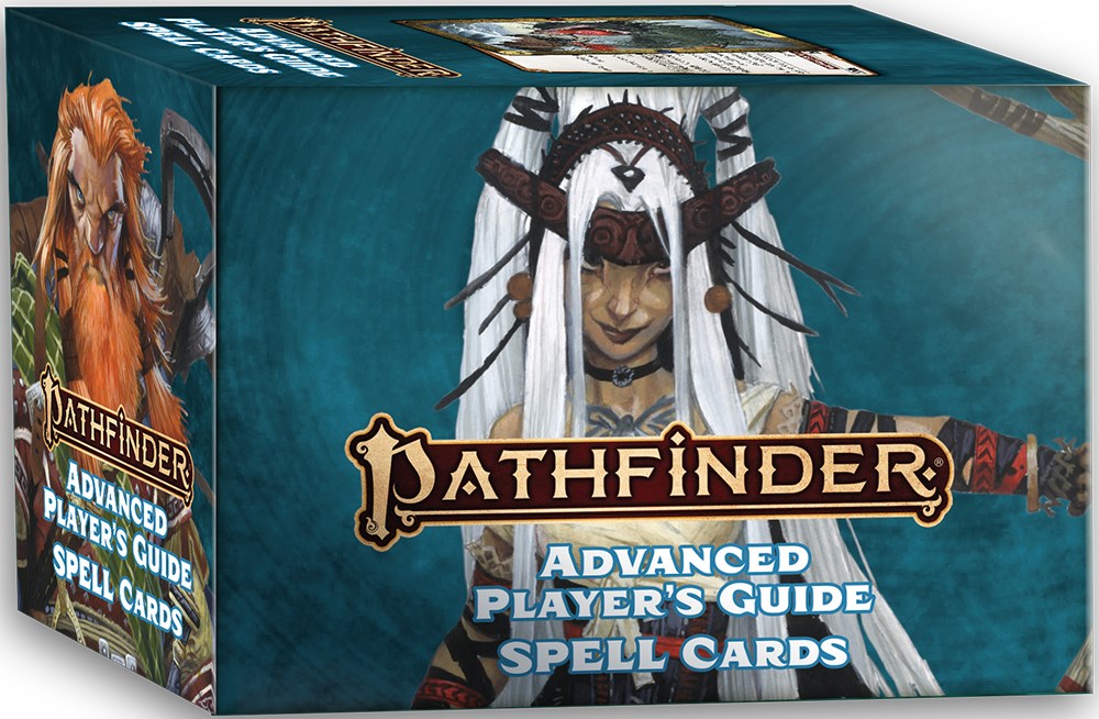 Pathfinder RPG Cards Advanced Players Gu Second Edition Spell Deck ...