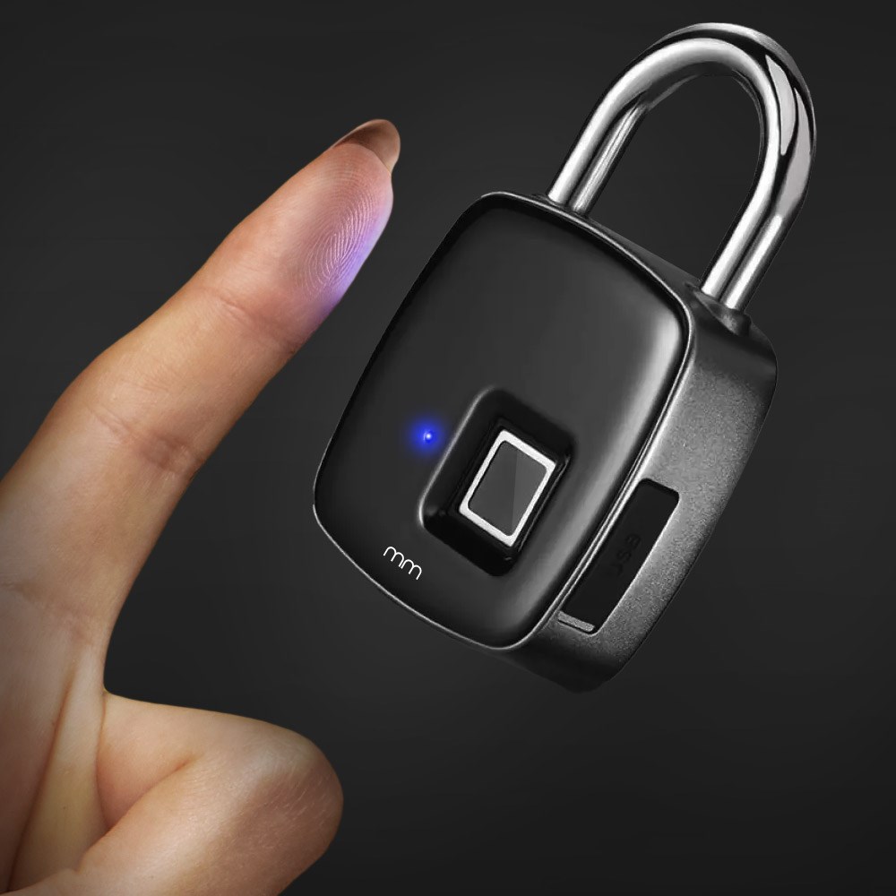 Fingerprint Lock Fingeravtrykk Hengel s 2 r Standbytid IP54 Fingerprint Lock Fingeravtrykk Hengel s 2 r Standbytid IP54
