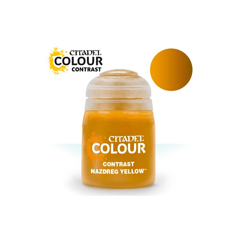 Citadel Paint Contrast Nazdreg Yellow 18ml - Gamezone.no