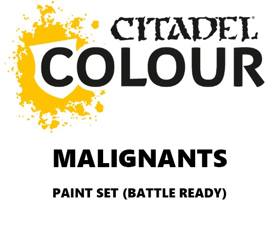 Malignants Paint Set Battle Ready Paint Set for din hær - Gamezone.no