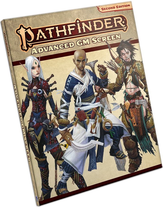 Pathfinder 2nd Ed GM Screen Advanced Second Edition RPG - Gamezone.no