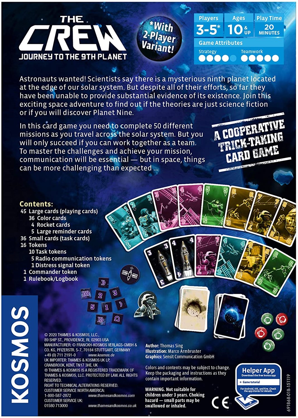 The Crew The Quest for Planet Nine Brettspill - Gamezone.no