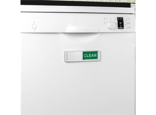 Oppvaskmaskin Skilt Dirty/Clean Sølv - Gamezone.no