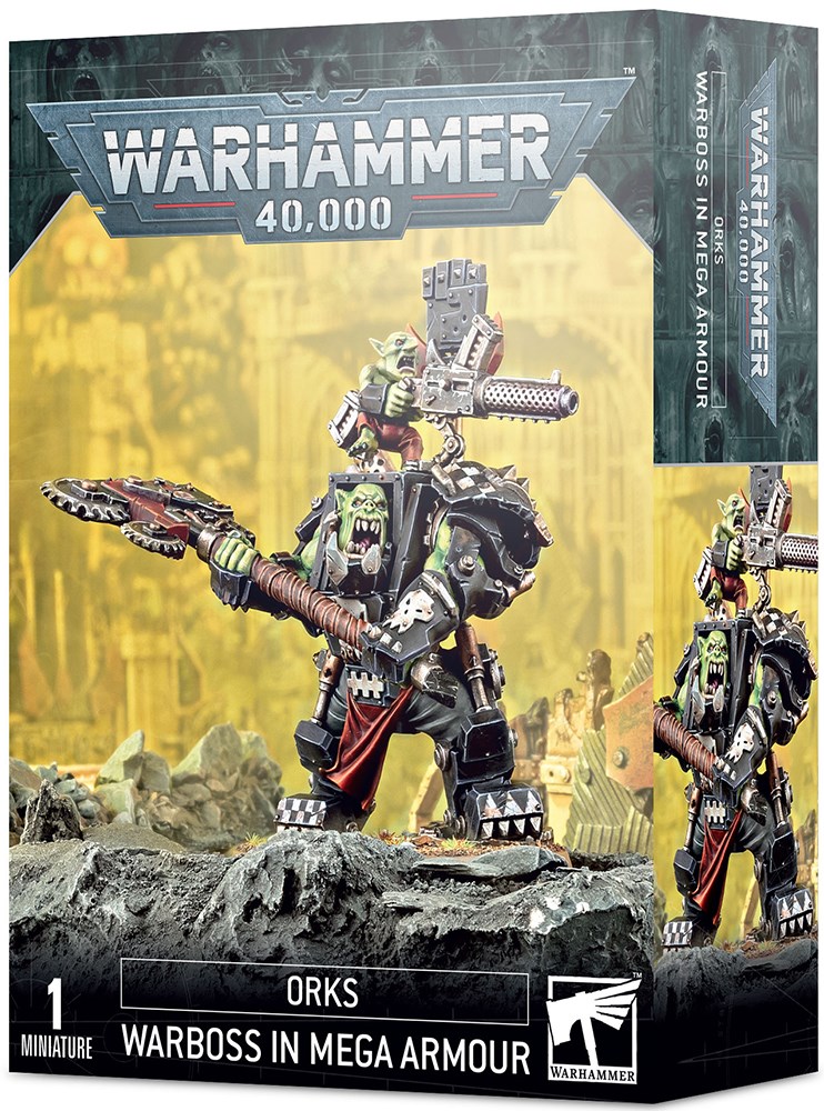 Orks Warboss in Mega Armour Warhammer 40K - Gamezone.no