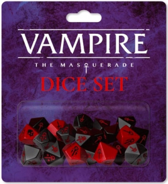 Vampire RPG Dice Set Vampire the Masquerade 5th Edition - Gamezone.no