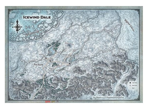D&D Maps Icewind Dale Dungeons & Dragons - Gamezone.no