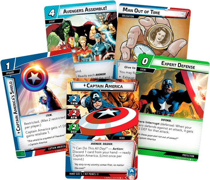 Marvel Champions TCG Captain America Exp Utvidelse til Marvel Champions ...
