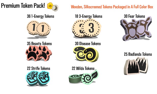 Spirit Island Premium Token Pack - Gamezone.no