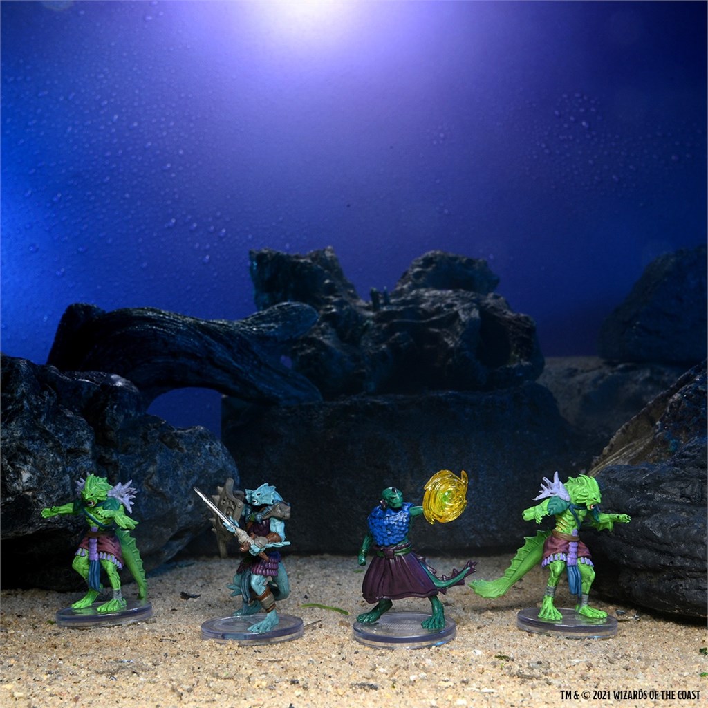 D&D Figur Icons Sahuagin Warband Dungeons & Dragons Icons of the Realms ...