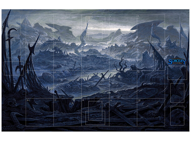 Sorcery TCG Beta Playmat Contested Realm - Gamezone.no