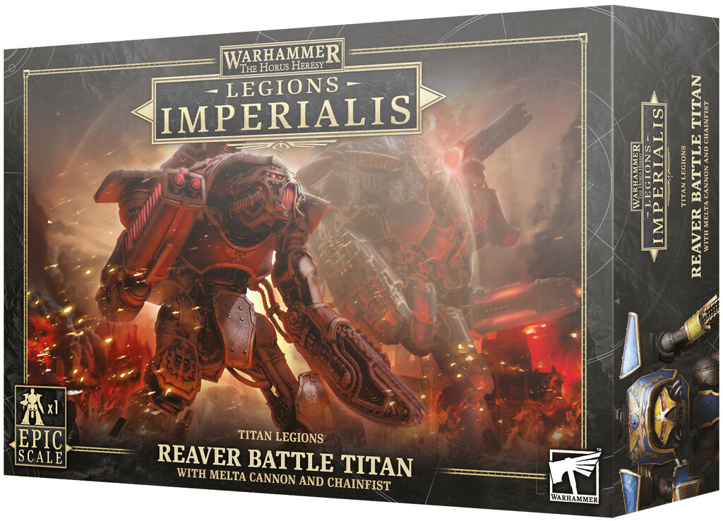 Titan Legions Reaver Titan Melta Cannon The Horus Heresy - Chainfist ...