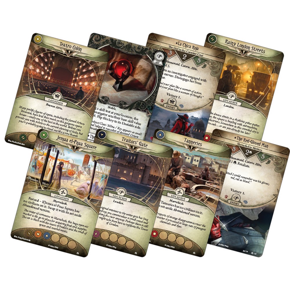 Arkham Horror TCG Scarlet Keys Campaign Utvidelse Arkham Horror The ...