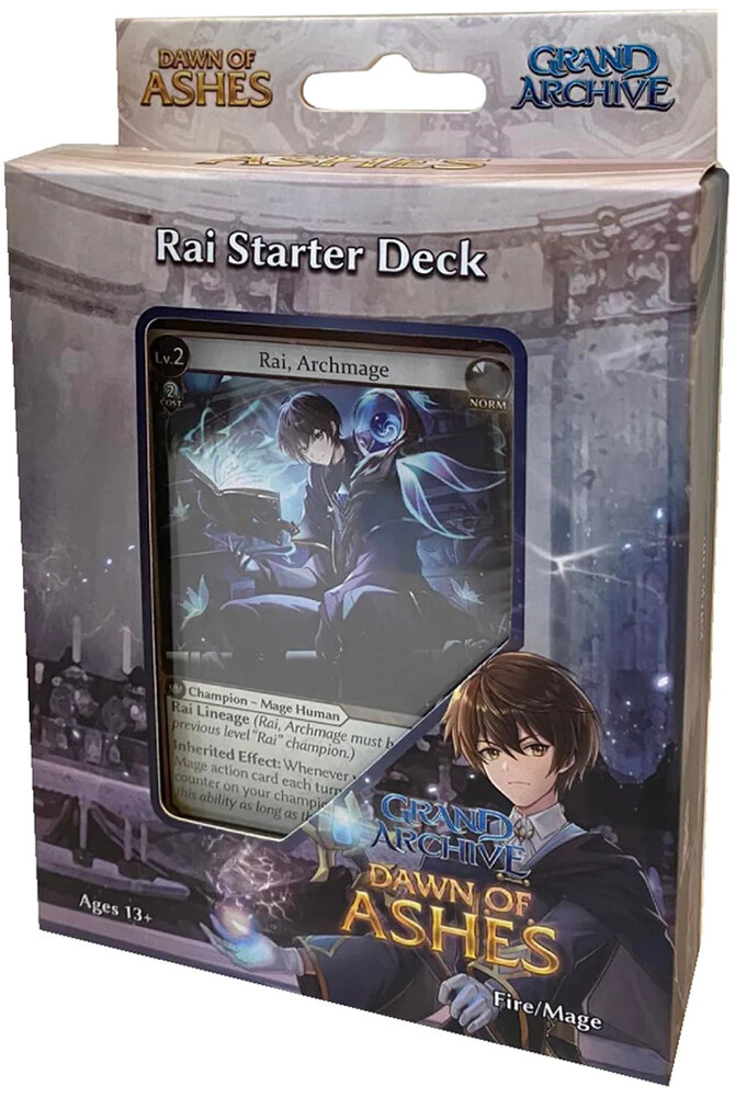Grand Archive TCG Dawn of Ashes Rai Alter Edition Starter Deck ...