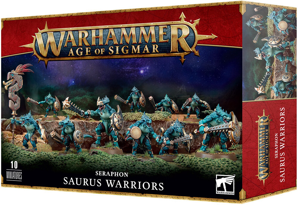 Seraphon Saurus Warriors Warhammer Age of Sigmar - Gamezone.no