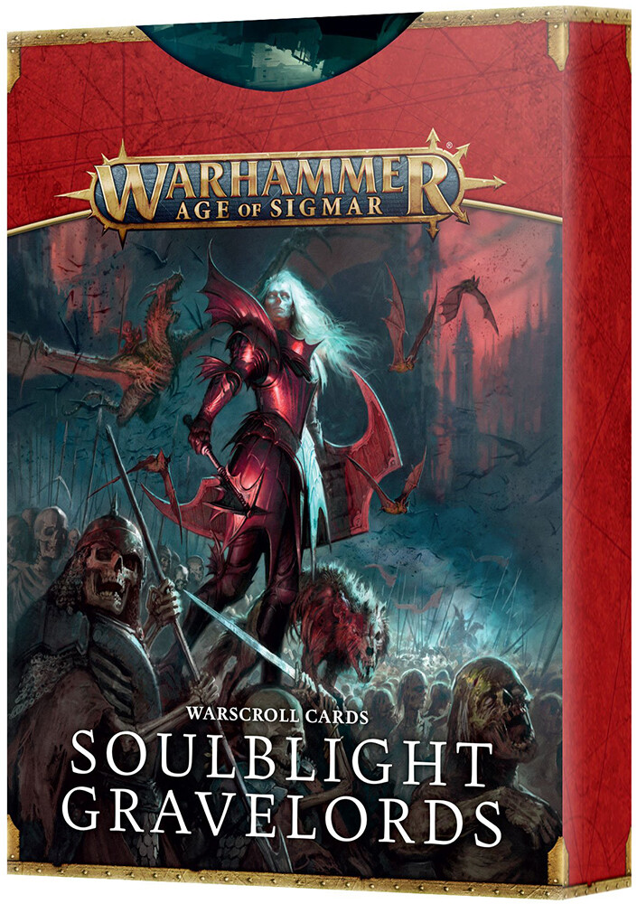 Soulblight Gravelords Warscroll Cards Warhammer Age of Sigmar - Gamezone.no