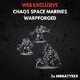Chaos Space Marines Warpforged Venomcra Warhammer 40K Venomcrawler ...
