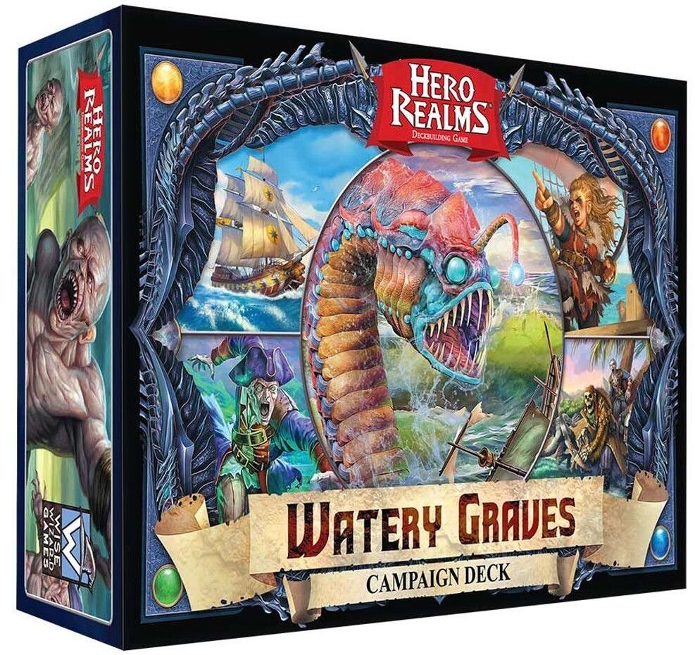 Hero Realms Watery Graves Expansion Utvidelse til Hero Realms - Gamezone.no