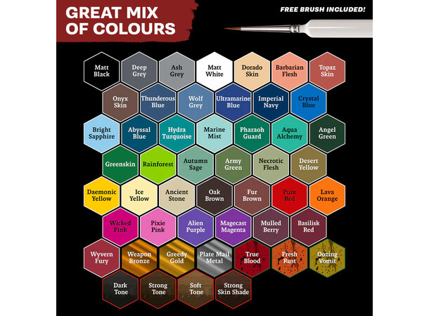 Warpaints Fanatic Mega Paint Set The Army Painter - Gamezone.no