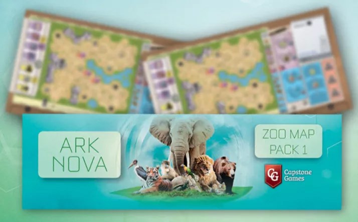 Ark Nova Zoo Map Pack 1 Expansion Utvidelse til Ark Nova - Gamezone.no