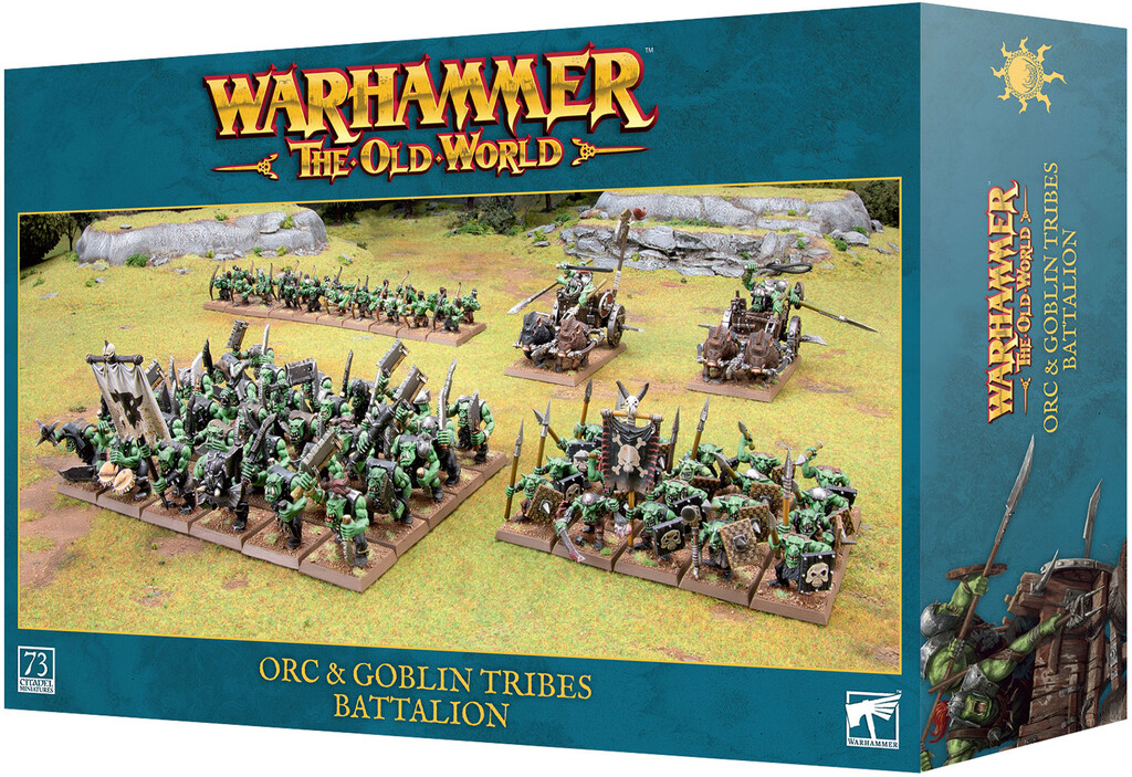 Orc & Goblin Tribes Orc Battalion Warhammer The Old World - Gamezone.no