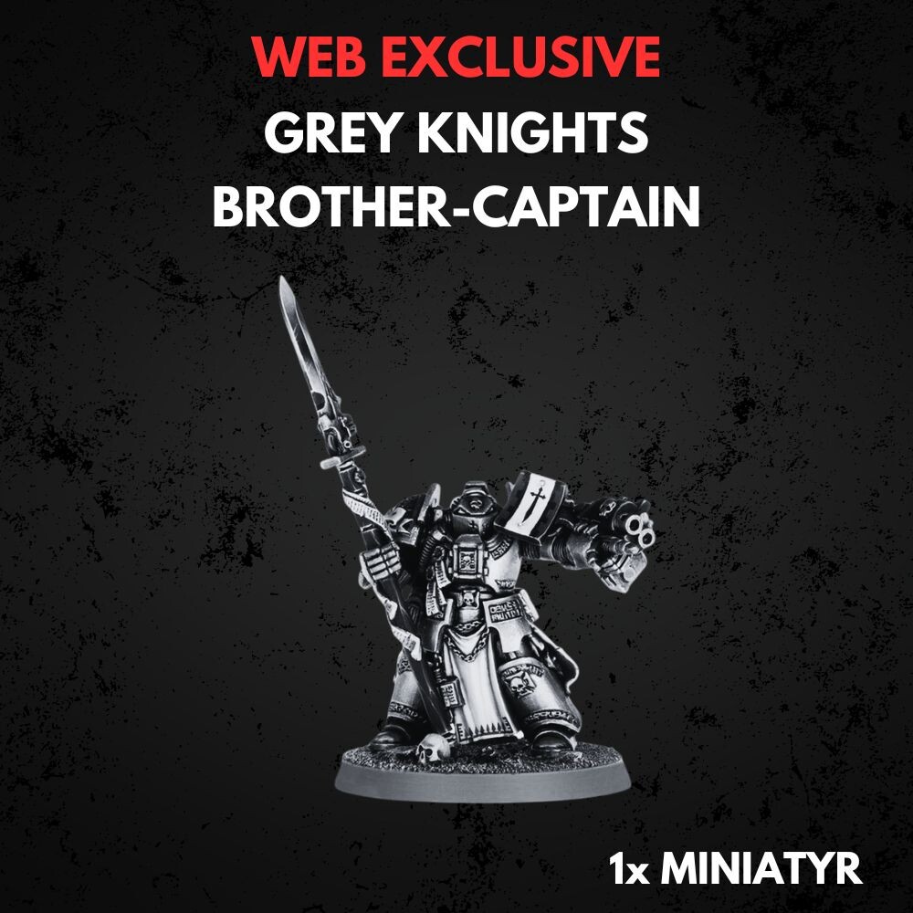 Grey Knights Brother Captain Warhammer 40K - Gamezone.no