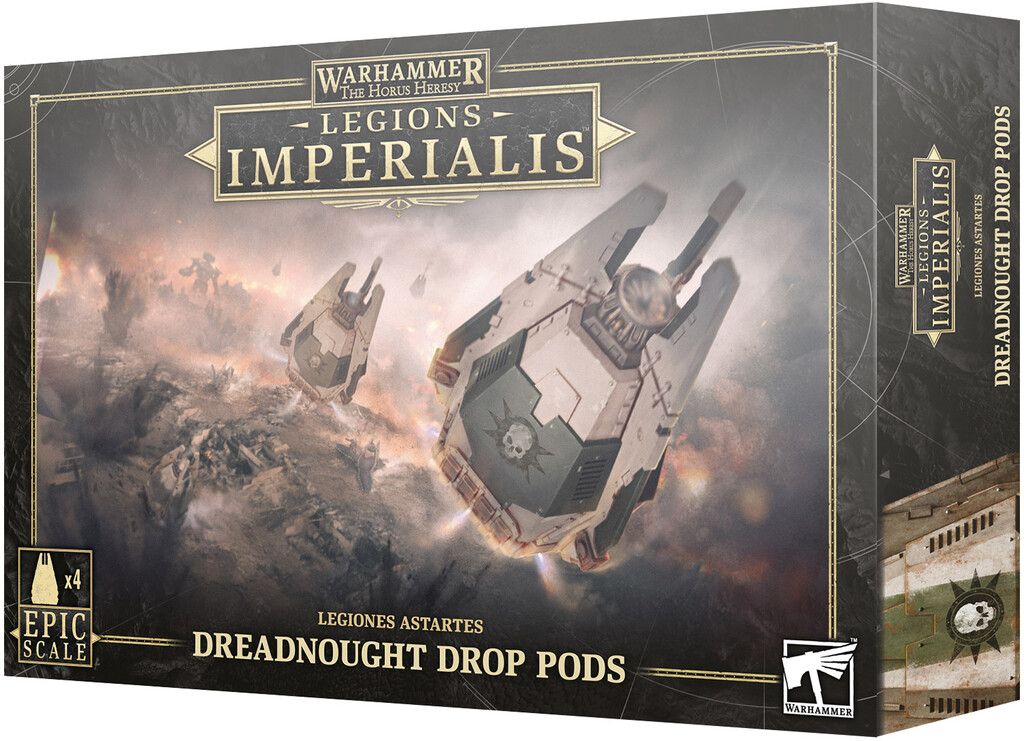Legiones Dreadnought Drop Pods The Horus Heresy - Legions Imperialis ...
