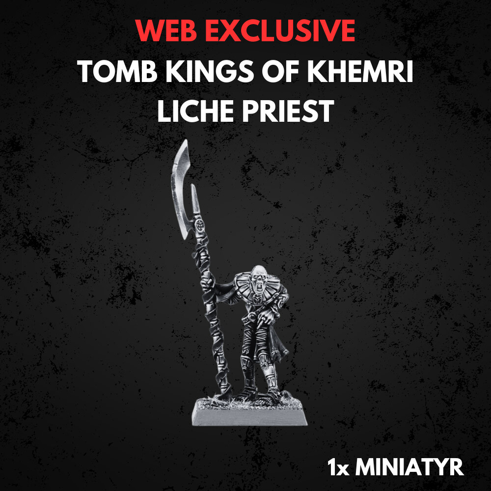 Tomb Kings of Khemri Liche Priest Warhammer The Old World - Gamezone.no