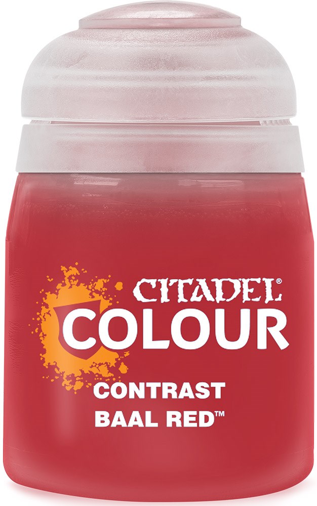 Citadel Paint Contrast Baal Red 18ml - Gamezone.no