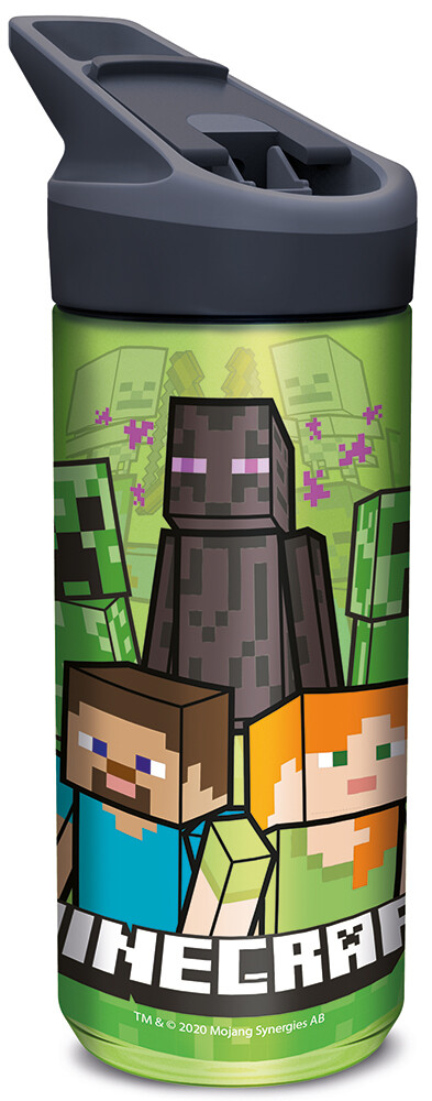Minecraft Premium Drikkeflaske 480ml - Gamezone.no